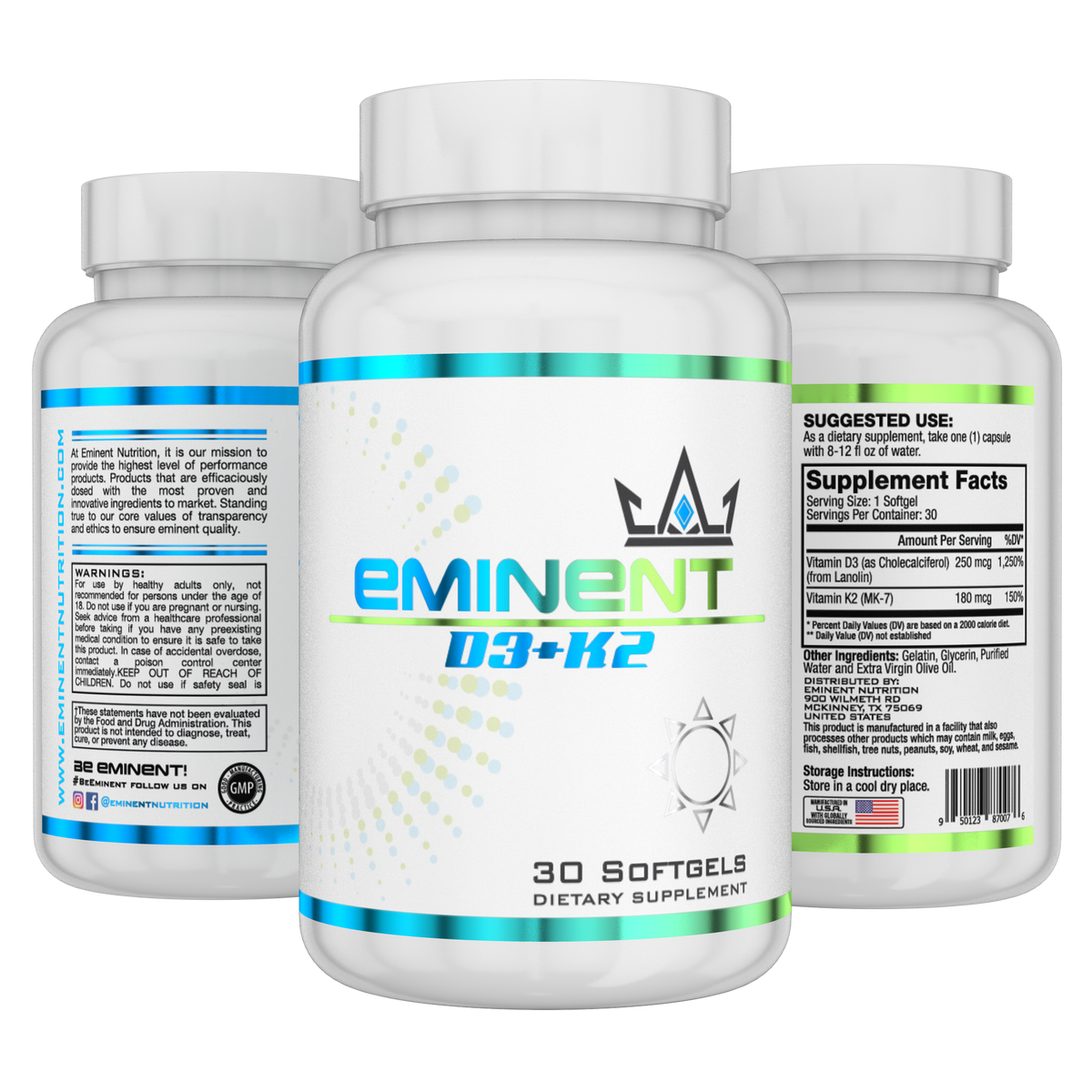 Eminent D3 + K2 – Eminent Nutrition